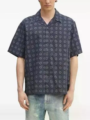 Carhartt Work In Progress Heart-motif Short-sleeve Shirt - Blue