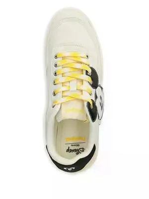 Desigual Mickey Mouse Embroidered Sneakers