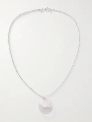 LOREN STEWART Sterling And Quartz Necklace