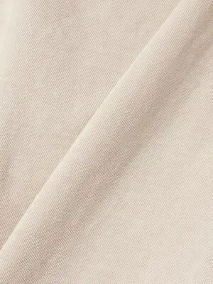 AGOLDE Beth Draped Organic Cotton-jersey T-shirt - Gray