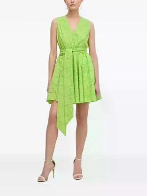 SILVIAN HEACH Embroidered Mini Dress - Green