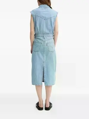 LEVI'S Sleeveless Button-front Denim Dress