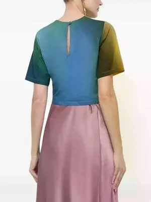 SILVIAN HEACH Tie-front Cropped Top