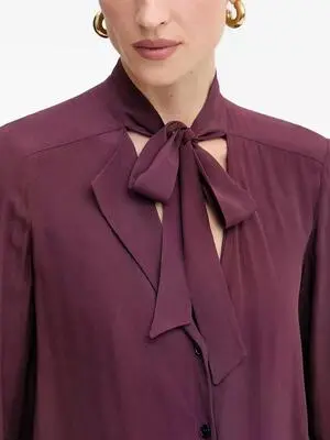 Patrizia Pepe Bow Neck Blouse