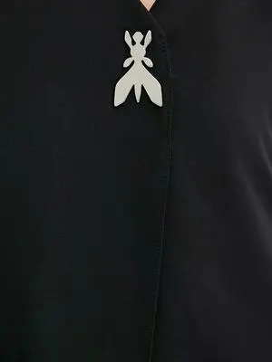 Patrizia Pepe Halter Neck Insect-detail Maxi Dress