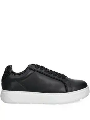 Moschino Embellished Lace-up Sneakers