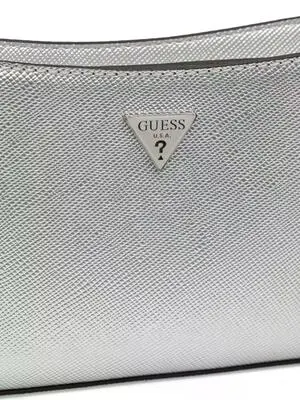 Guess Metallic Finish Satchel Bag
