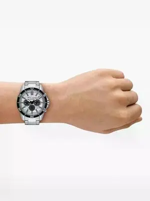 Armani Exchange Chronograph Stainless Steel Watch - Silver