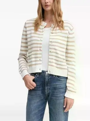 JOOP! Striped Button Cardigan