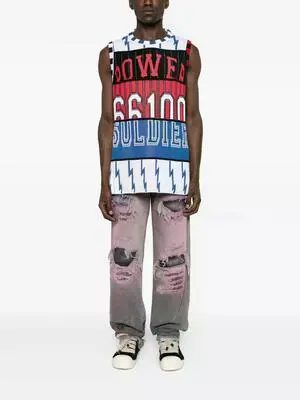 PDF Distressed Frayed Jeans