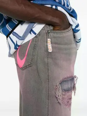 PDF Distressed Frayed Jeans