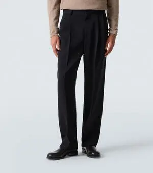 THE ROW Zev Virgin Wool Straight Pants
