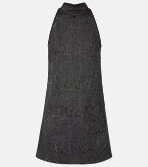 COURREGES Heritage Wool Minidress - Black