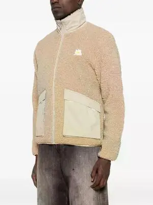 AUTRY Daisy Embroidered Fleece Zip Jacket