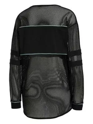 PUMA Mesh Panel Long Sleeve Top