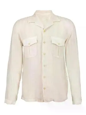 120% Lino Pocket Long-sleeve Shirt