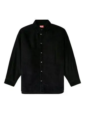 DIESEL® S-baggy-padd-hgbk Corduroy Long-sleeve Shirt - Black