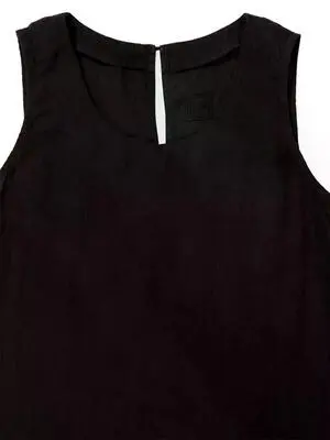 120% Lino Sleeveless Keyhole Top