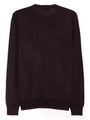 MAURO OTTAVIANI Crew Neck Wool Sweater - Brown