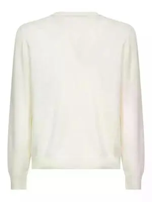 D4.0 Crew-neck Sweater - White