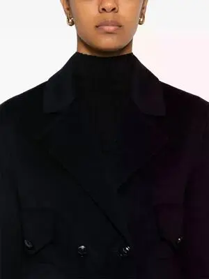 Patrizia Pepe Double-breasted Jacket With Flap Pockets