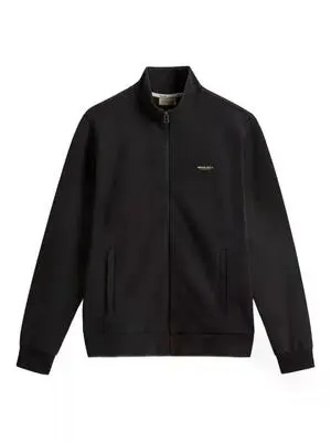 Woolrich Logo-detail Zip-up Track Top - Black