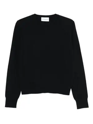 Givenchy Crew Neck Cashmere Sweater - Black