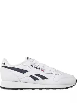 REEBOK Classic Leather Lace-up Low-top Sneakers - White