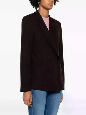 Harris Wharf London Double-breasted Virgin Wool Blazer
