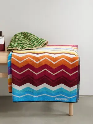 Missoni Hugo Striped Cotton-terry Towel