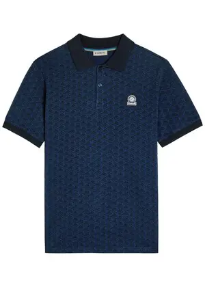 SANDBANKS Logo-monogrammed Cotton Polo Shirt - Navy