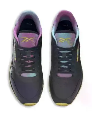 REEBOK X Smiley Leather Lace-up Sneakers - Black