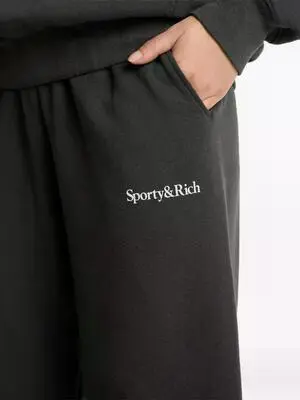 Sporty & Rich Logo Detail Track Pants