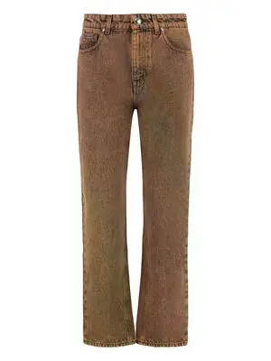 MOORER Logo-patch Jeans
