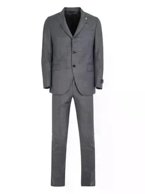 TOMBOLINI Three-button Wool Suit - Grey