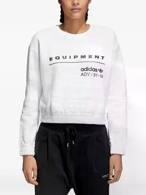 Adidas Originals Eqt Crewneck Sweatshirt - White