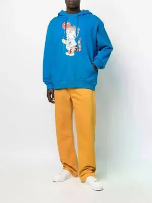 Moschino Graphic Print Drawstring Hoodie