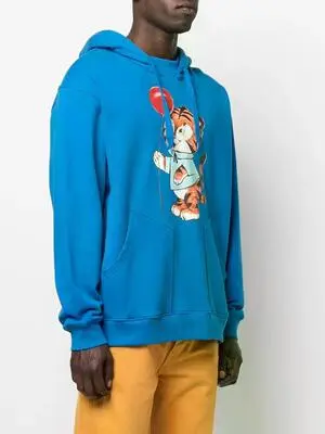 Moschino Graphic Print Drawstring Hoodie