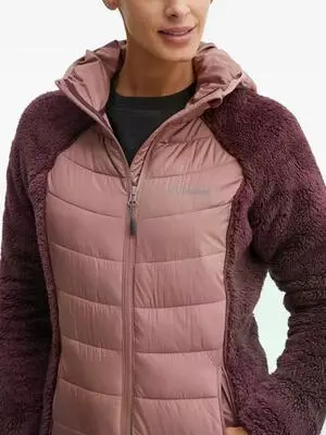 Columbia Quilted Fleece Jacket With Hood