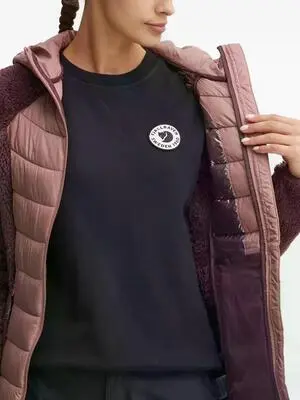 Columbia Quilted Fleece Jacket With Hood