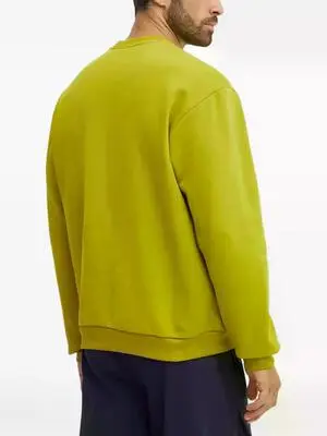Columbia Logo-patch Crew-neck Sweatshirt - Yellow
