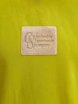 Columbia Logo-patch Crew-neck Sweatshirt - Yellow
