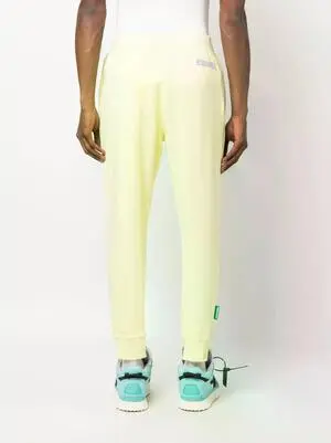Dsquared2 Logo-print Cotton Track Pants - Yellow