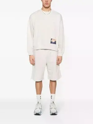 MSGM Drawstring Track Shorts - Neutrals