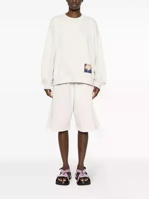 MSGM Drawstring Track Shorts - Neutrals