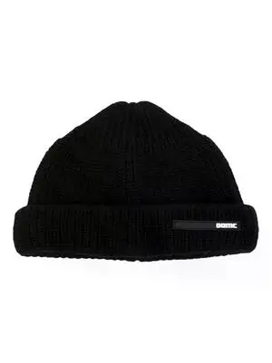 OAMC Peak Logo Patch Beanie - Black