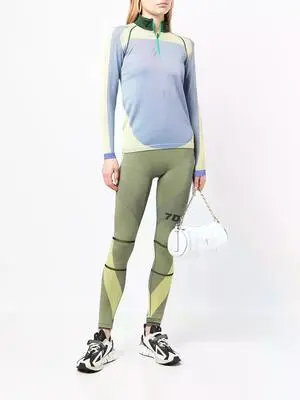 7 DAYS ACTIVE Half-zip Long-sleeved Jumper - Blue