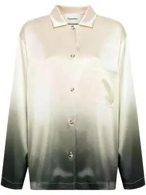 Nanushka Ombré-effect Satin Shirt - Multicolour