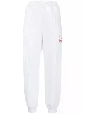 Philosophy Di Lorenzo Serafini Cotton Logo Print Track Pants - White
