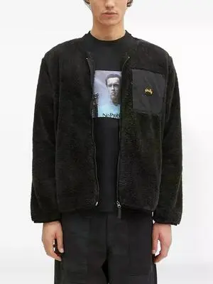 STAN RAY Fleece Panelled Zip-up Jacket - Black